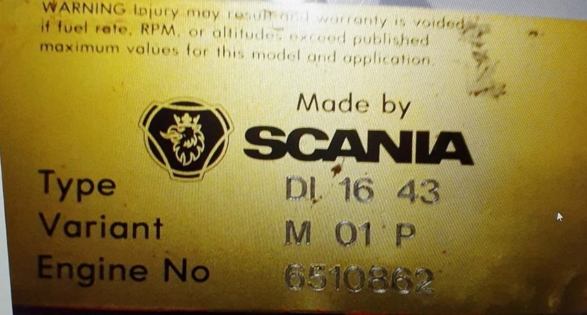 Sell / Buy Scania / DI 16-43