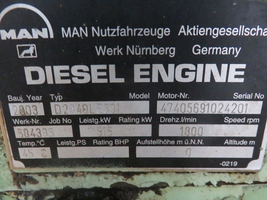 Sell / Buy MAN / D2840LE301